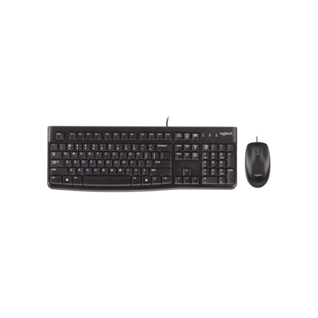 Logitech Mk120 Corded Keyboard And Mouse Combo Newtech Mobile Accessories