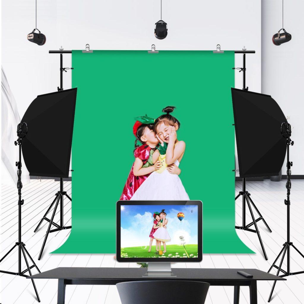 PULUZ PKT5204 2x2m Photo Studio Background Support Stand Backdrop Crossbar Bracket Kit - NewTech ...