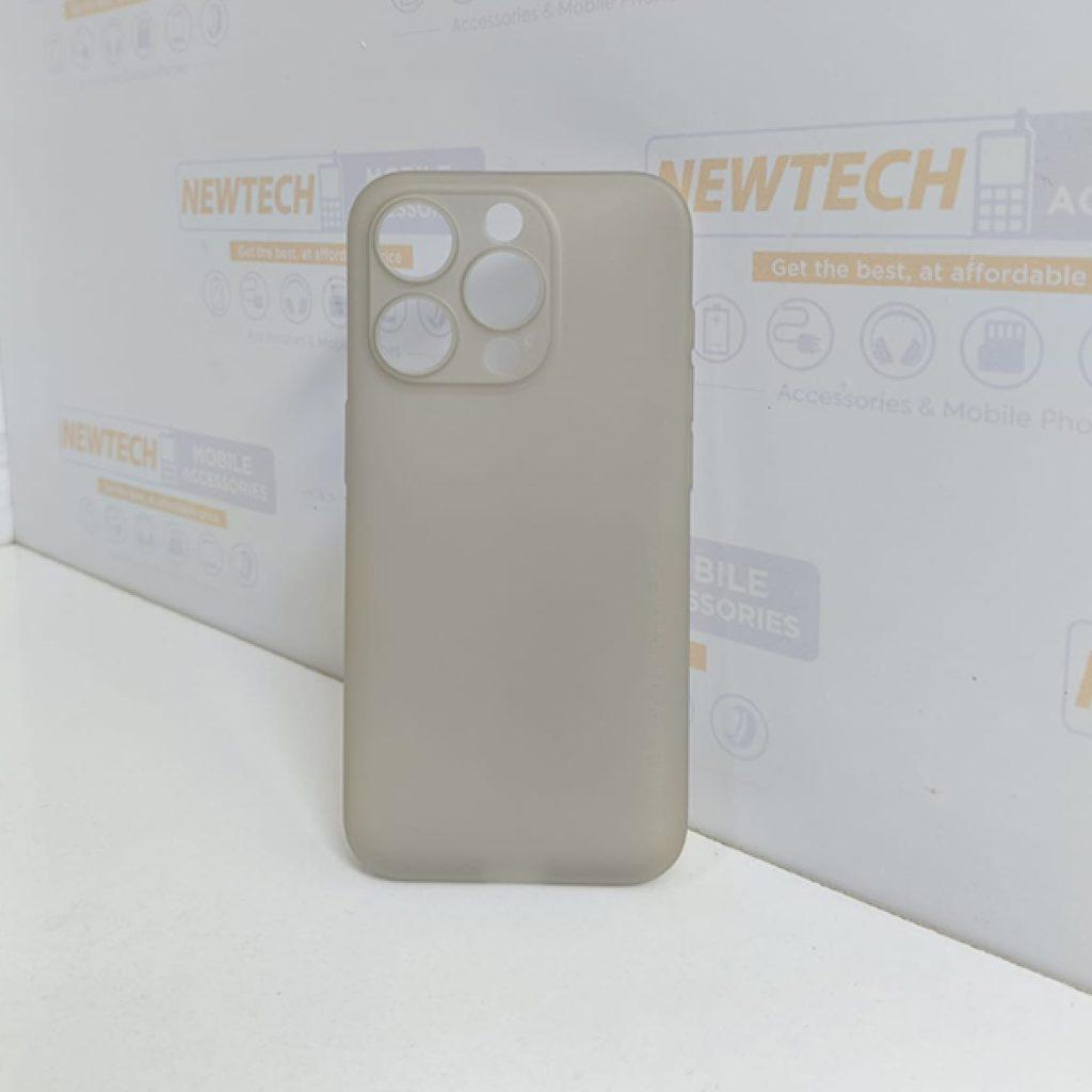 iPhone 15 Pro Max Memumi Ultra Slim Cover - Gray - NewTech Mobile Accessories