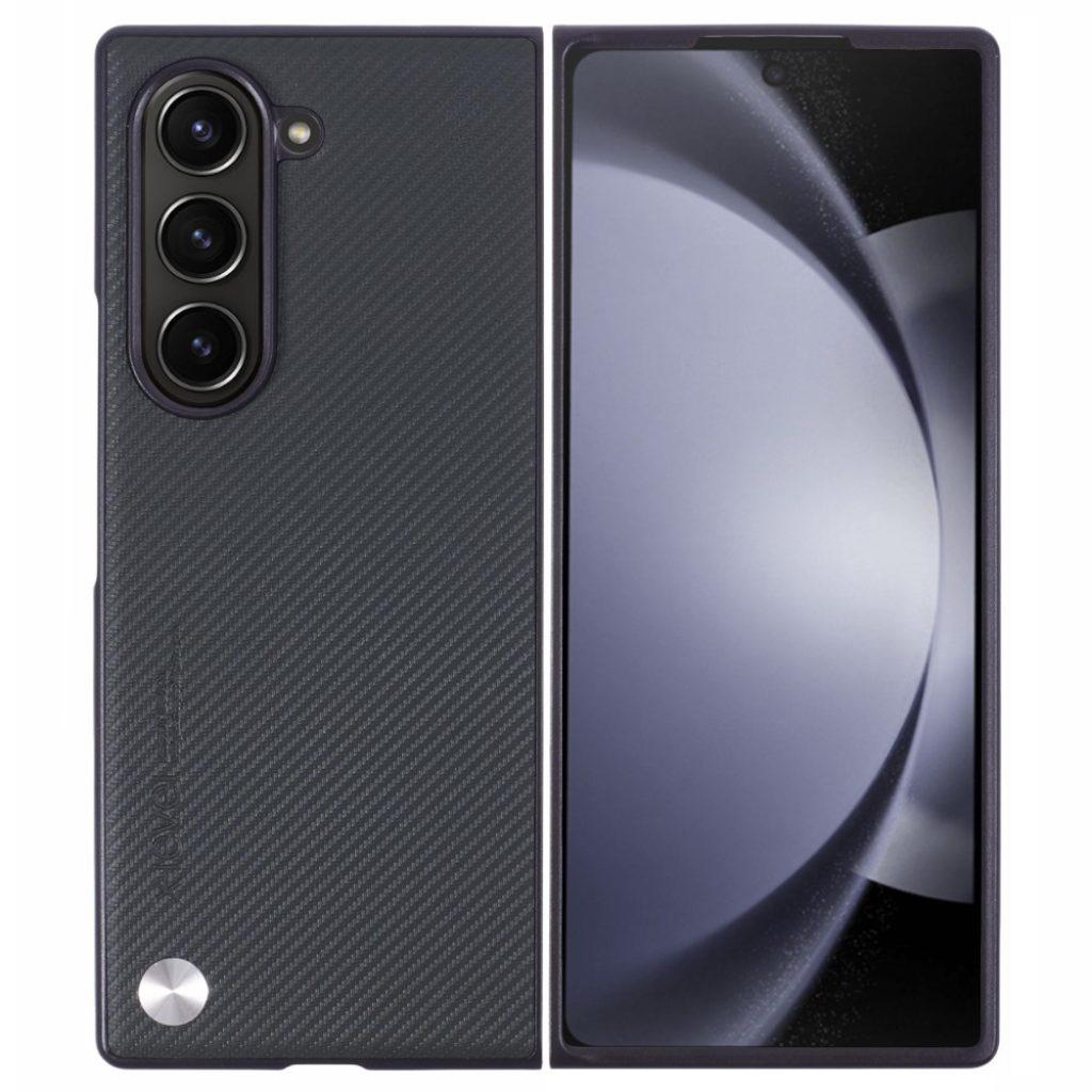 Samsung Galaxy Z Fold6 5G X-LEVEL Carbon Fiber PU Leather Texture Cover - Green - NewTech Mobile ...