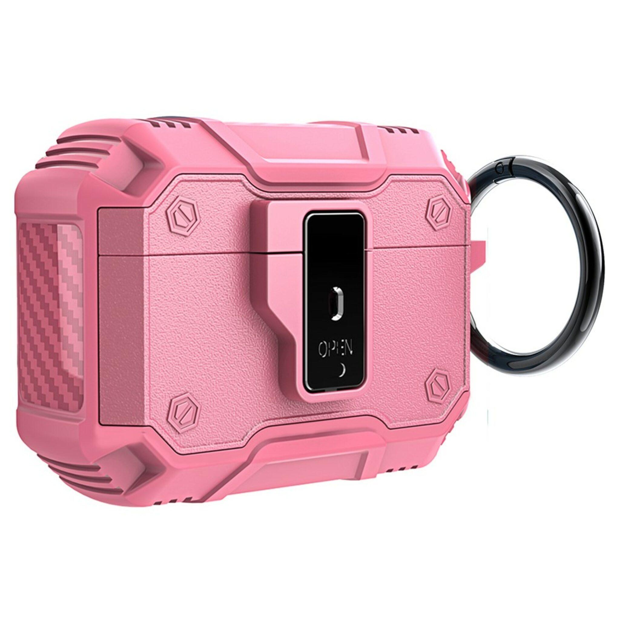 AirPods Pro 3 Anti Drop Protection One-Click Open TPU + PC Case - Pink ...